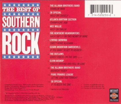 Various Artists - The Best Of Southern Rock on Collectorz.com Core Music